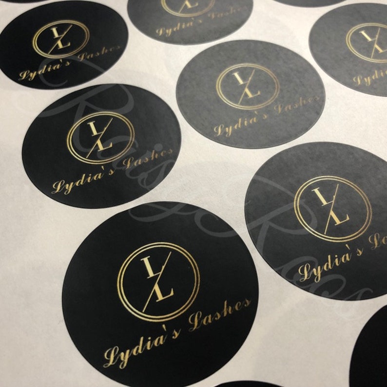 Business logo stickers brand stickers gloss stickers matt | Etsy