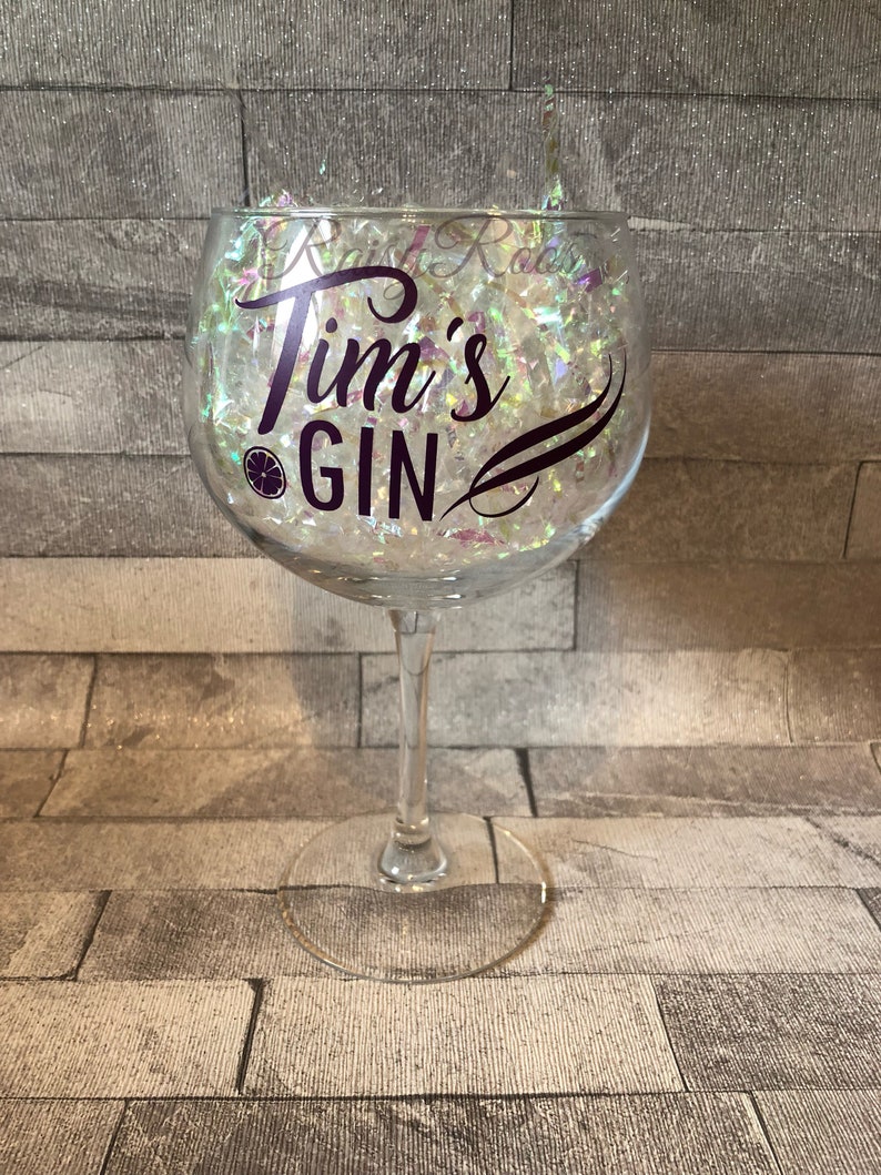 Personalised Gin Glass Gin Glass Gift Gin Fans Gin Lover - Etsy UK
