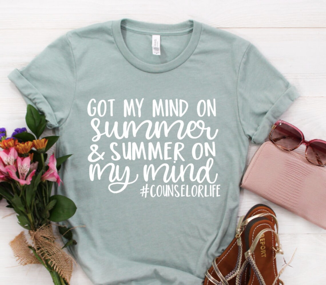 Got My Mind on Summer and Summer on My Mind Shirt / Funny - Etsy