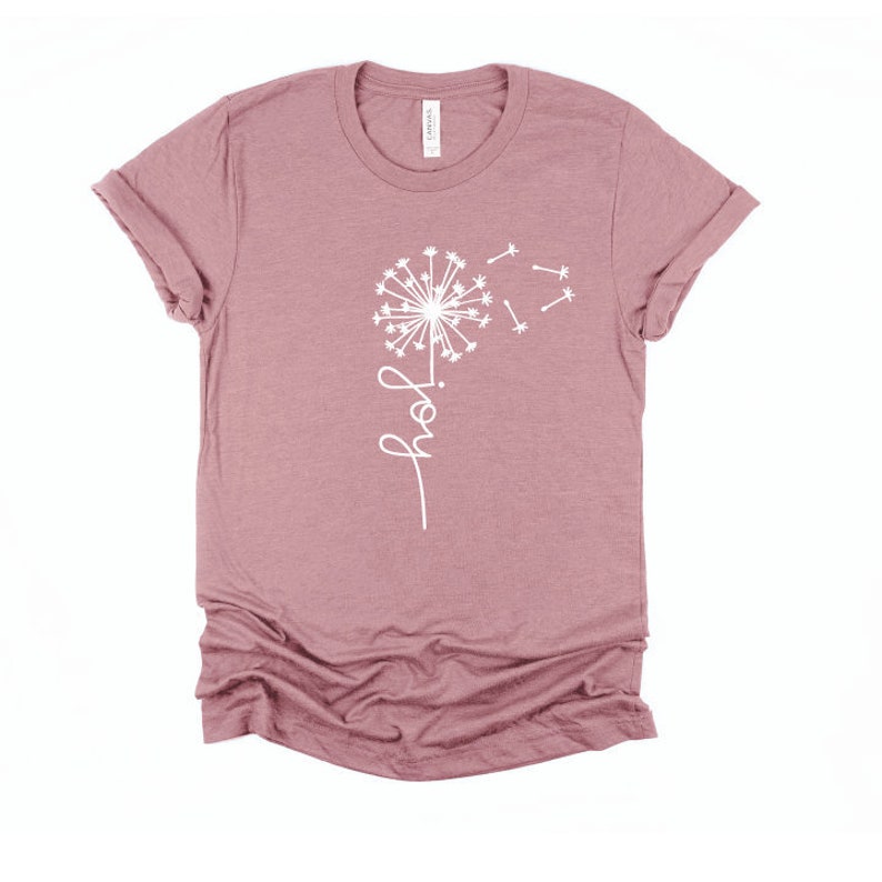 Joy Floral Shirt / Joy Shirt / Happiness Shirt / Motivational Shirt ...