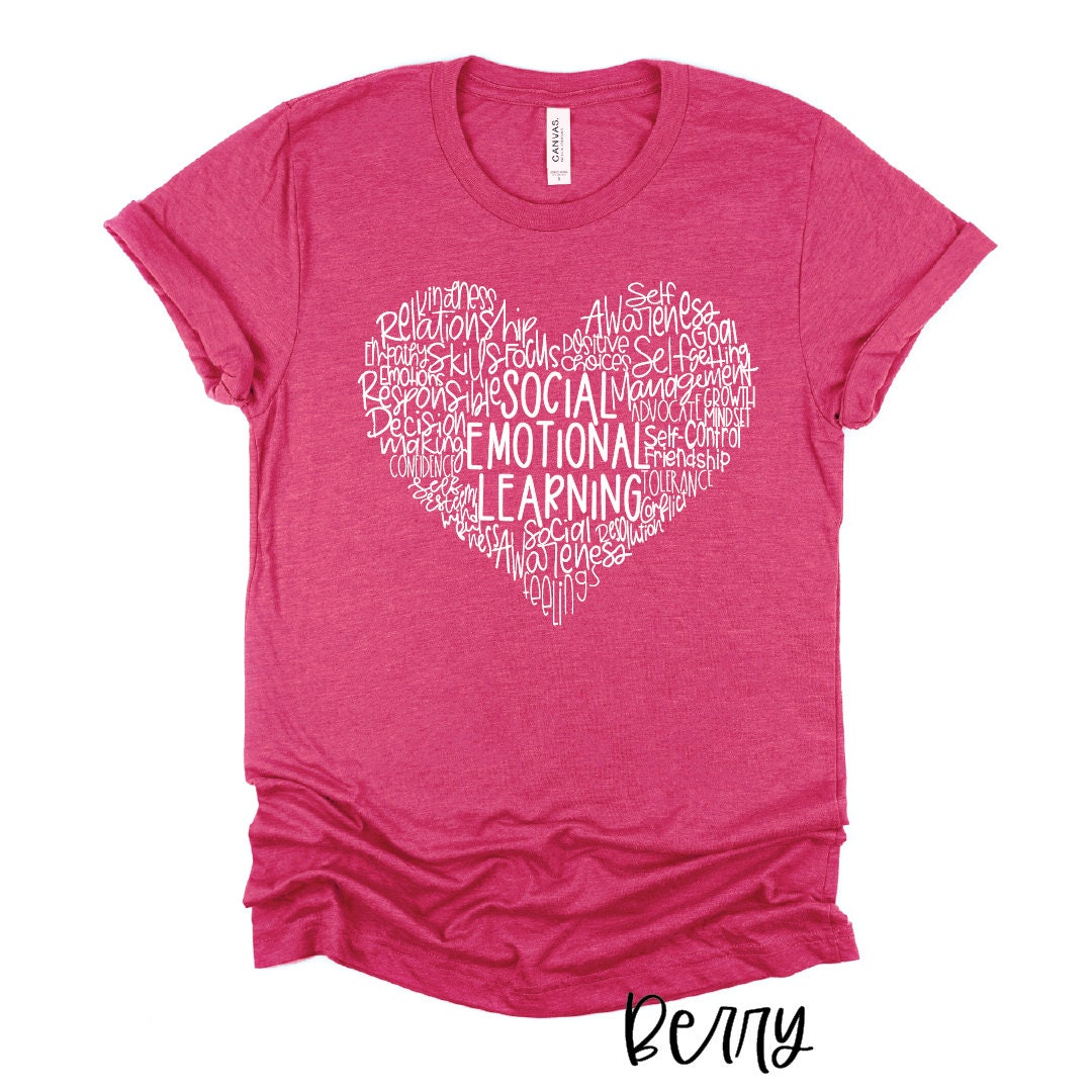 Social Emotional Learning Heart Shirt / Counselor Shirt / - Etsy