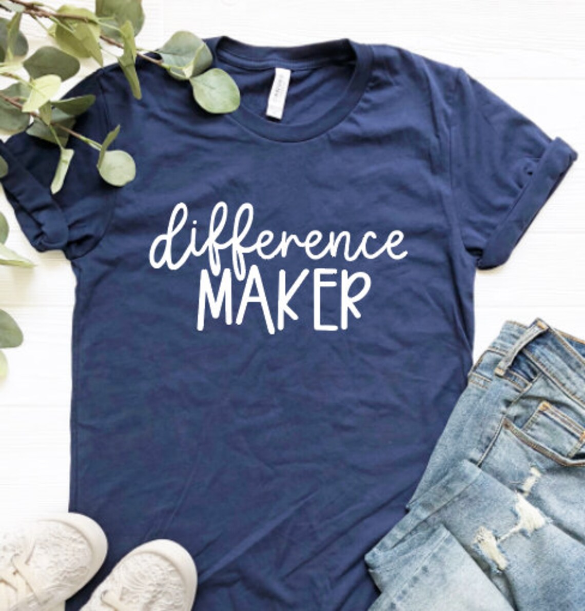 Difference Maker /motivational Shirt / Counselor Shirt / Teacher Shirt ...