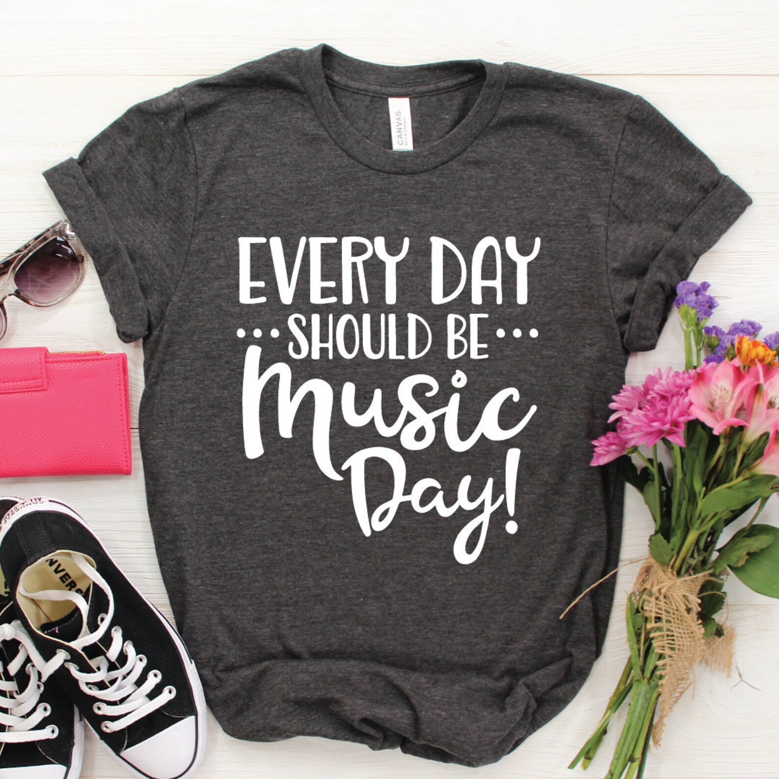 Every Day Should Be Music Day / Music Shirt / Music Teacher Shirt ...