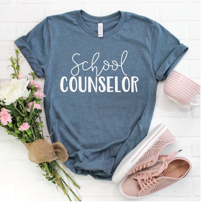 School Counselor Shirt 3 / Teacher Shirts / Counselor Gift / - Etsy