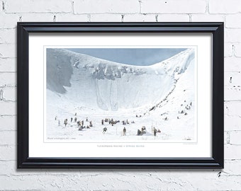 VINTAGE TUCKERMAN RAVINE Ski Photo Print Vintage Ski Art - Etsy