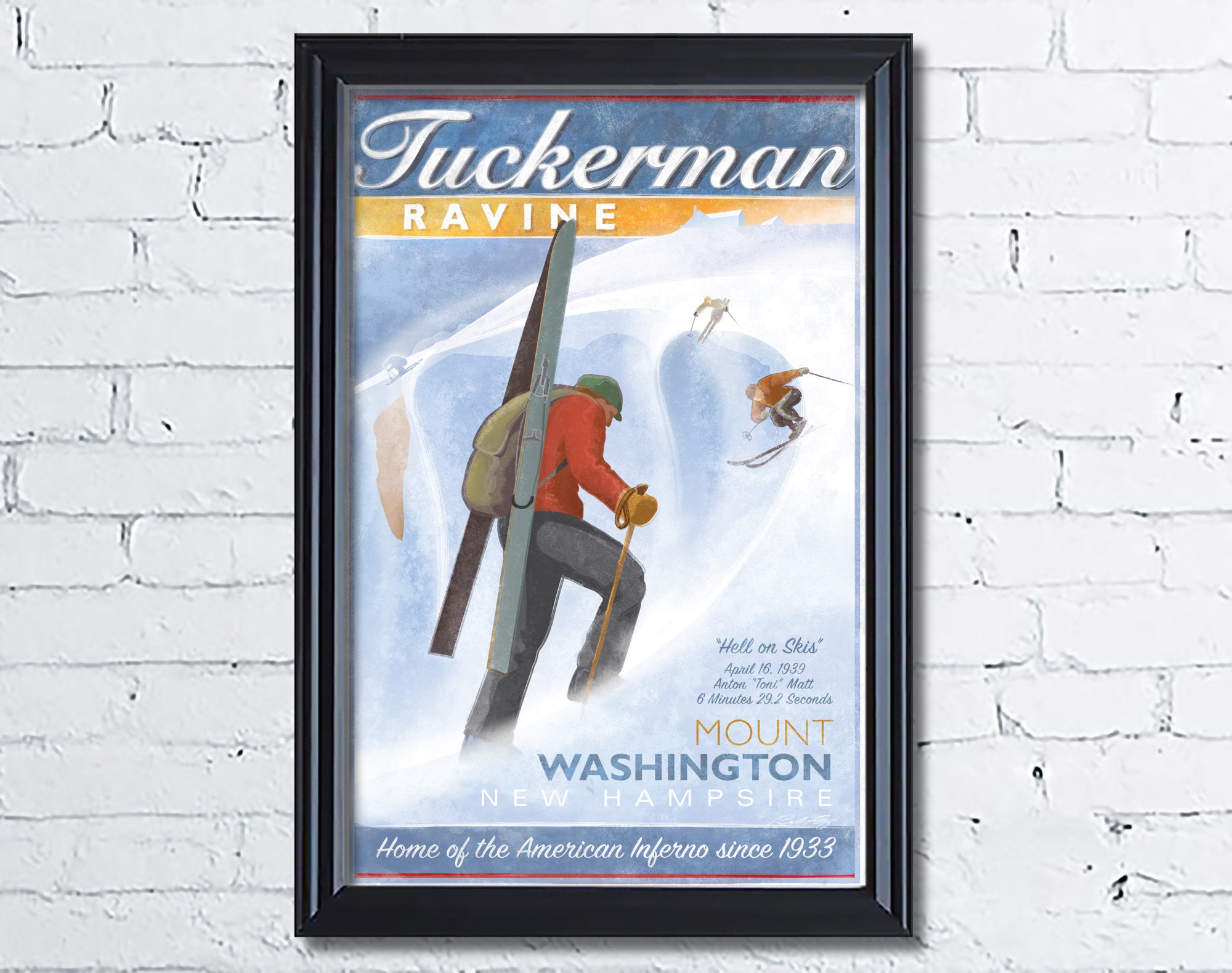 Tuckerman Ravine Print - 16 X 24" - Etsy