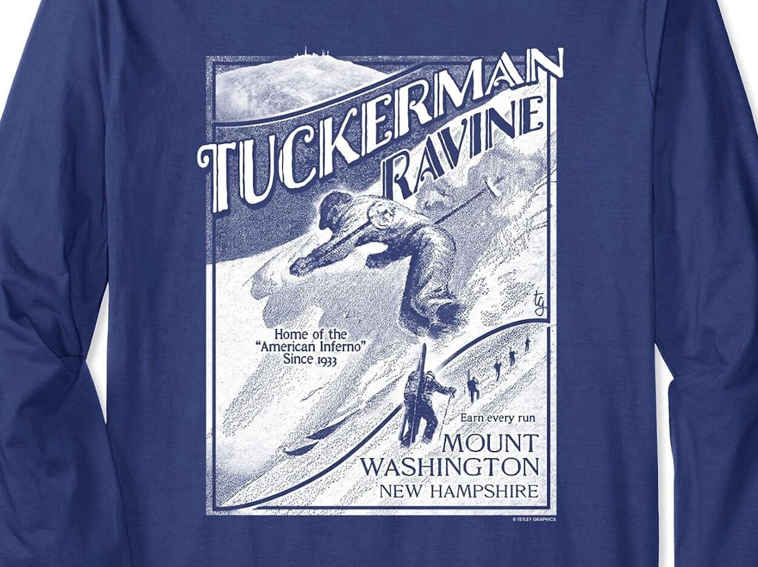 Tuckerman Ravine Vintage Long Sleeve Tee and Sweatshirt - "earn Every ...