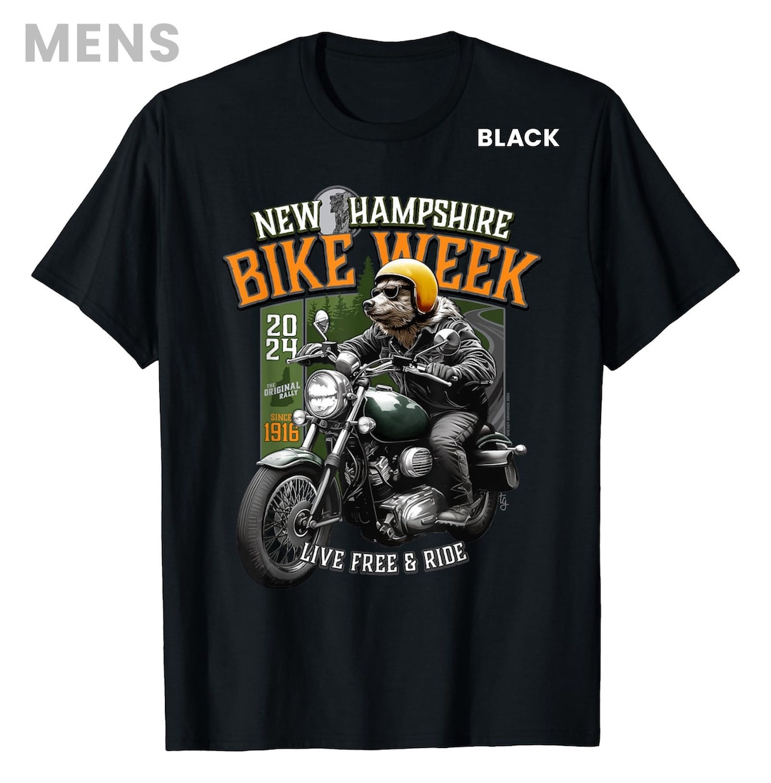 New Hampshire Bike Week Classic Shirt - Harley Davidson Loudon Laconia ...