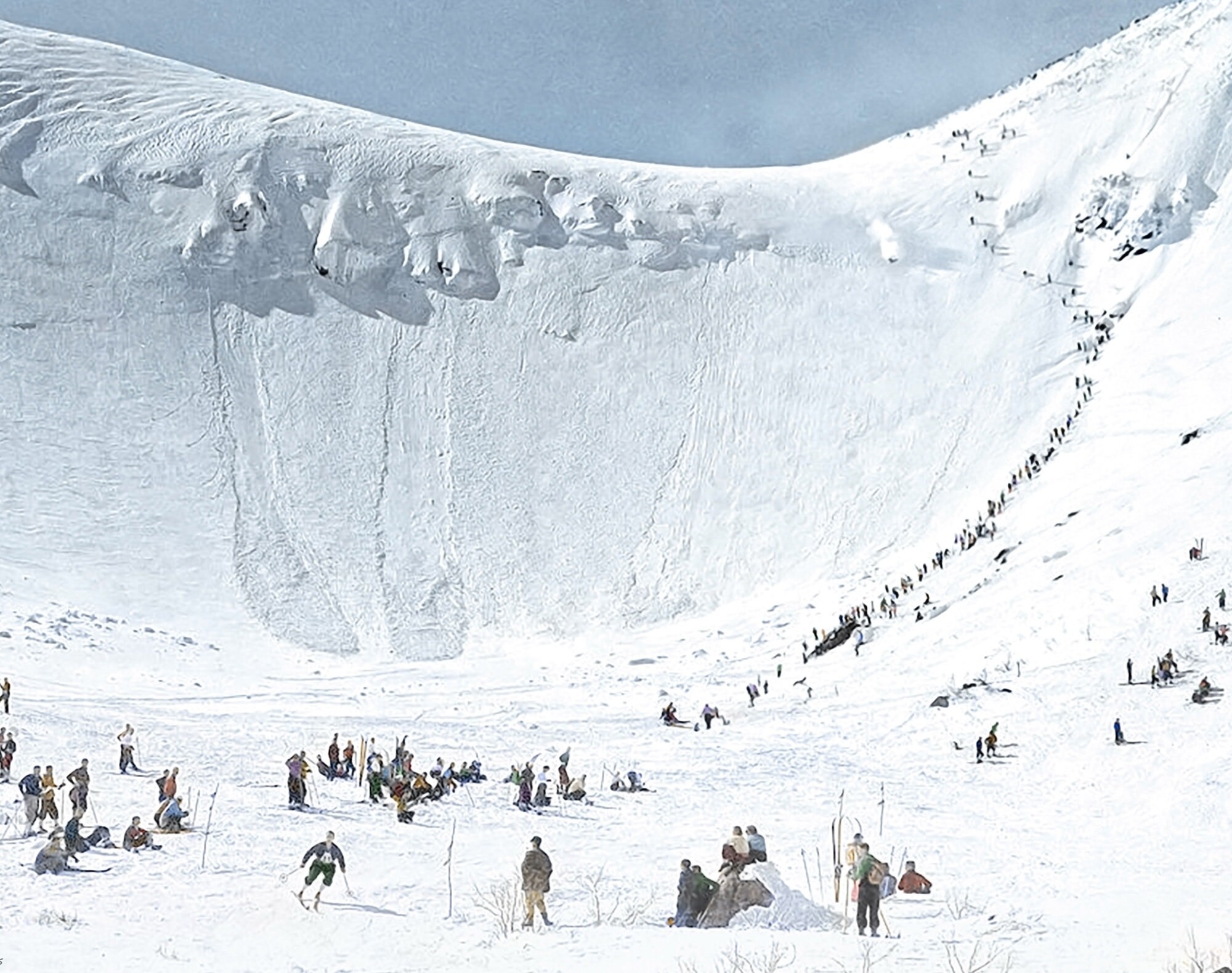 Tuckerman Ravine Vintage Print - Etsy