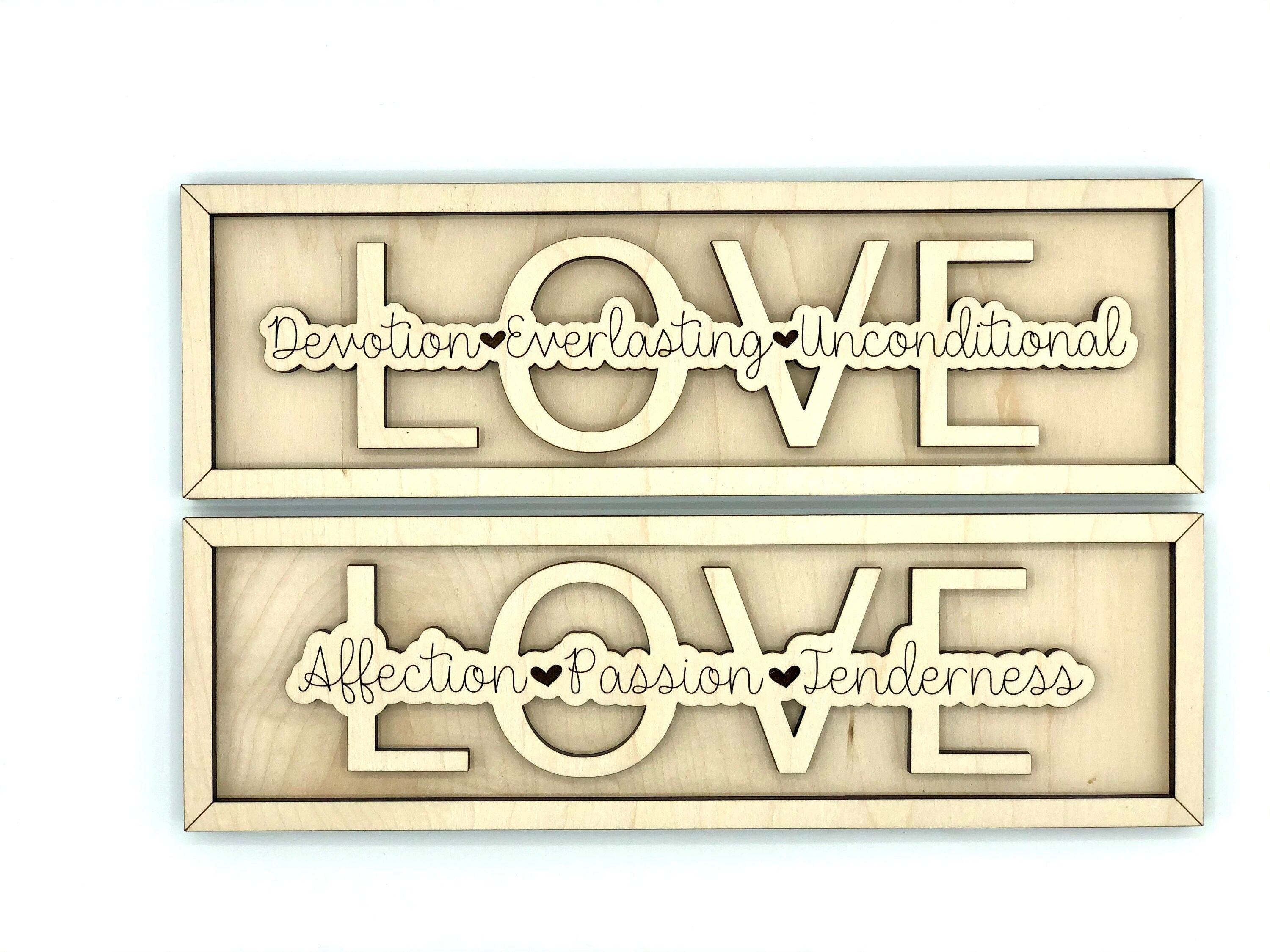 DIGITAL FILE: BUNDLE Love Sign Family Sign - Etsy