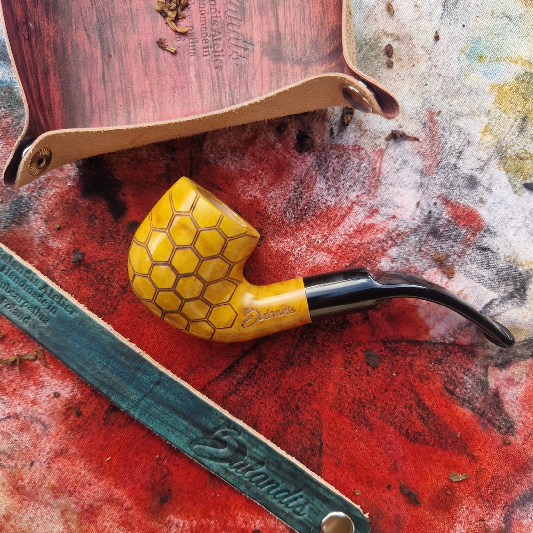 Balandis Honey Bee Yellow #120 Belfast Smooth (9mm) Handmade Briar ...
