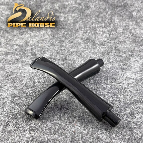 Balandis #6 Black ABS Stem cooler/stinger for Tobacco Smoking Pipe