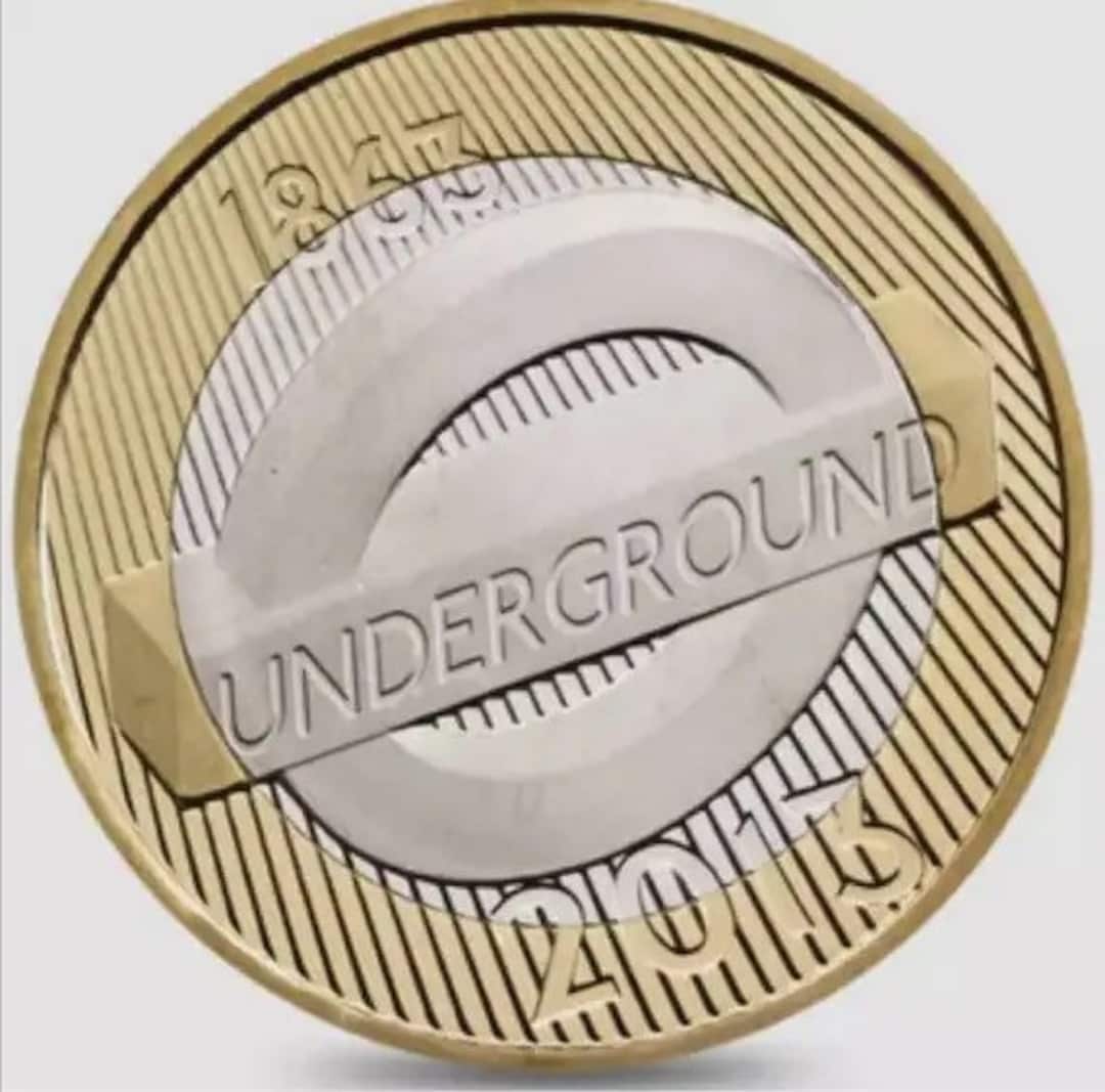 2013 London Underground Roundal 2 Pound Coin Circulated .. - Etsy UK