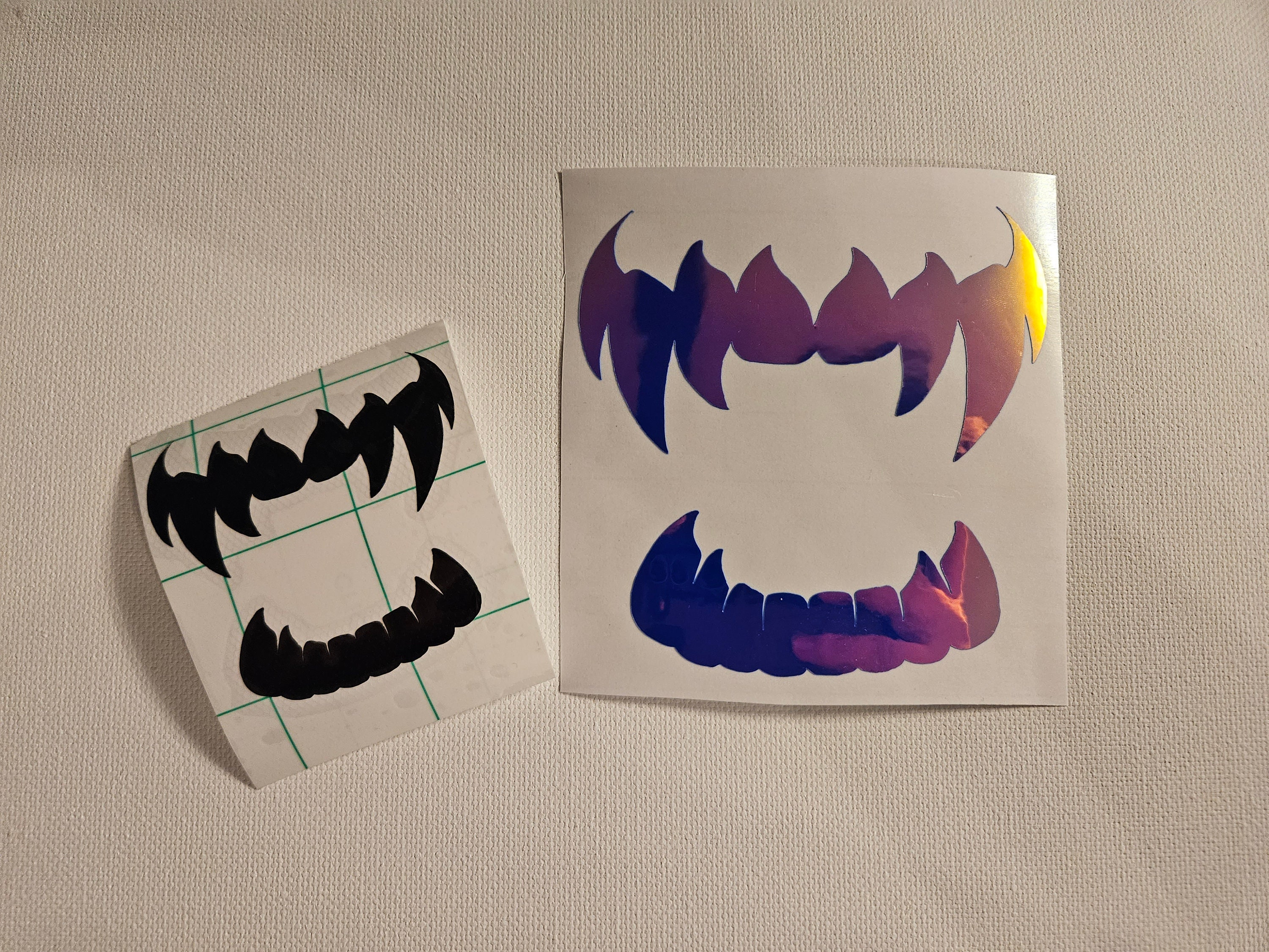 Just A Bite! - Fang Decal - Etsy