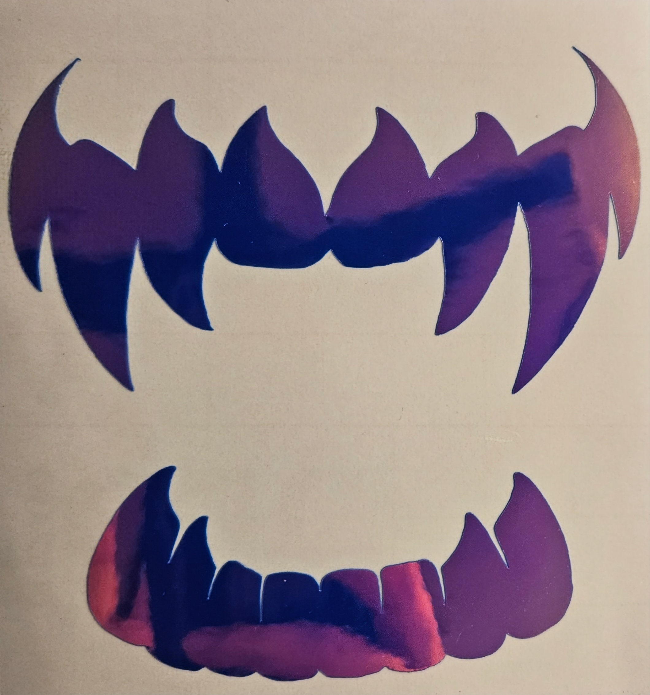 Just A Bite! - Fang Decal - Etsy