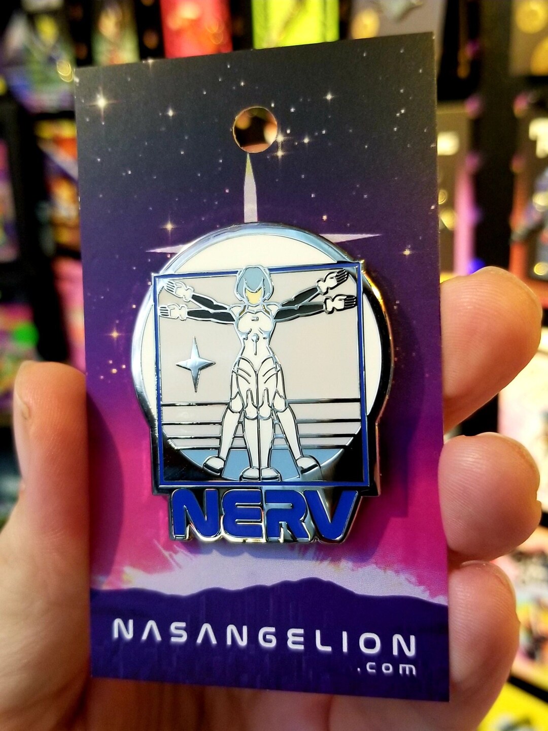 NASANGELION - Rei - Enamel Pin - Etsy