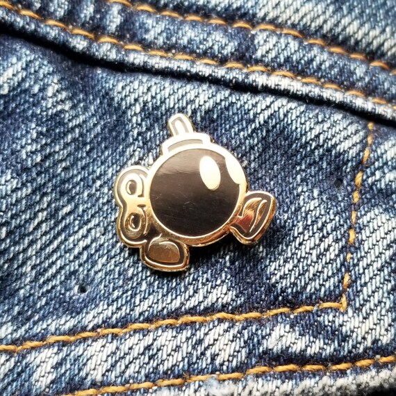 YO KART Bom-boy Bob Omb Mario Kart Enamel Pin - Etsy
