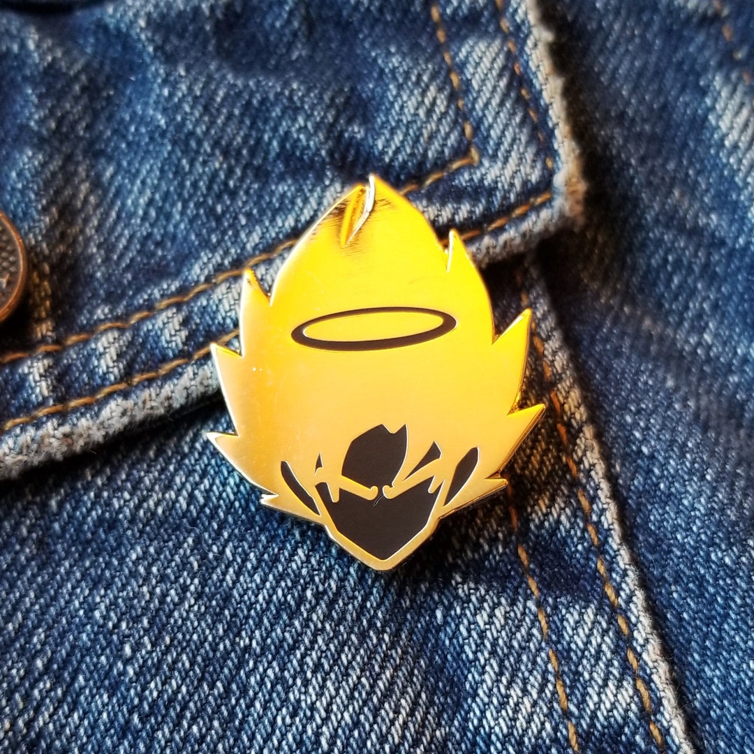DBZ - GOLD & BLACK Enamel Pin - Etsy