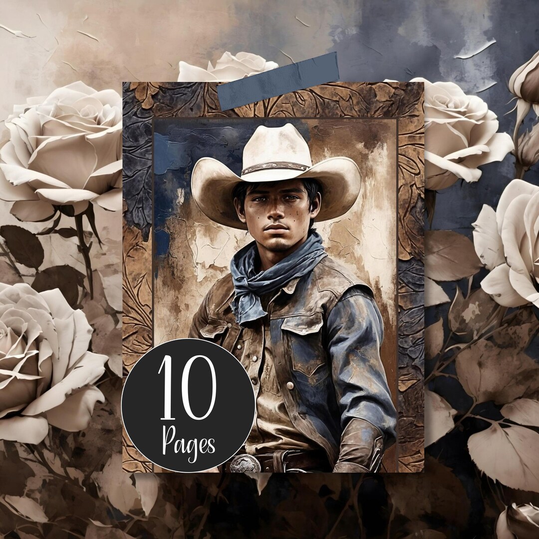 Western Cowboy Journal Kit Signature No. 1 a Wild West Themed Junk ...