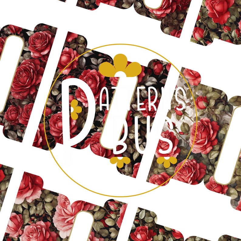 Printable Tabs for Bullet Journal, Red Roses Tab for Planner ...