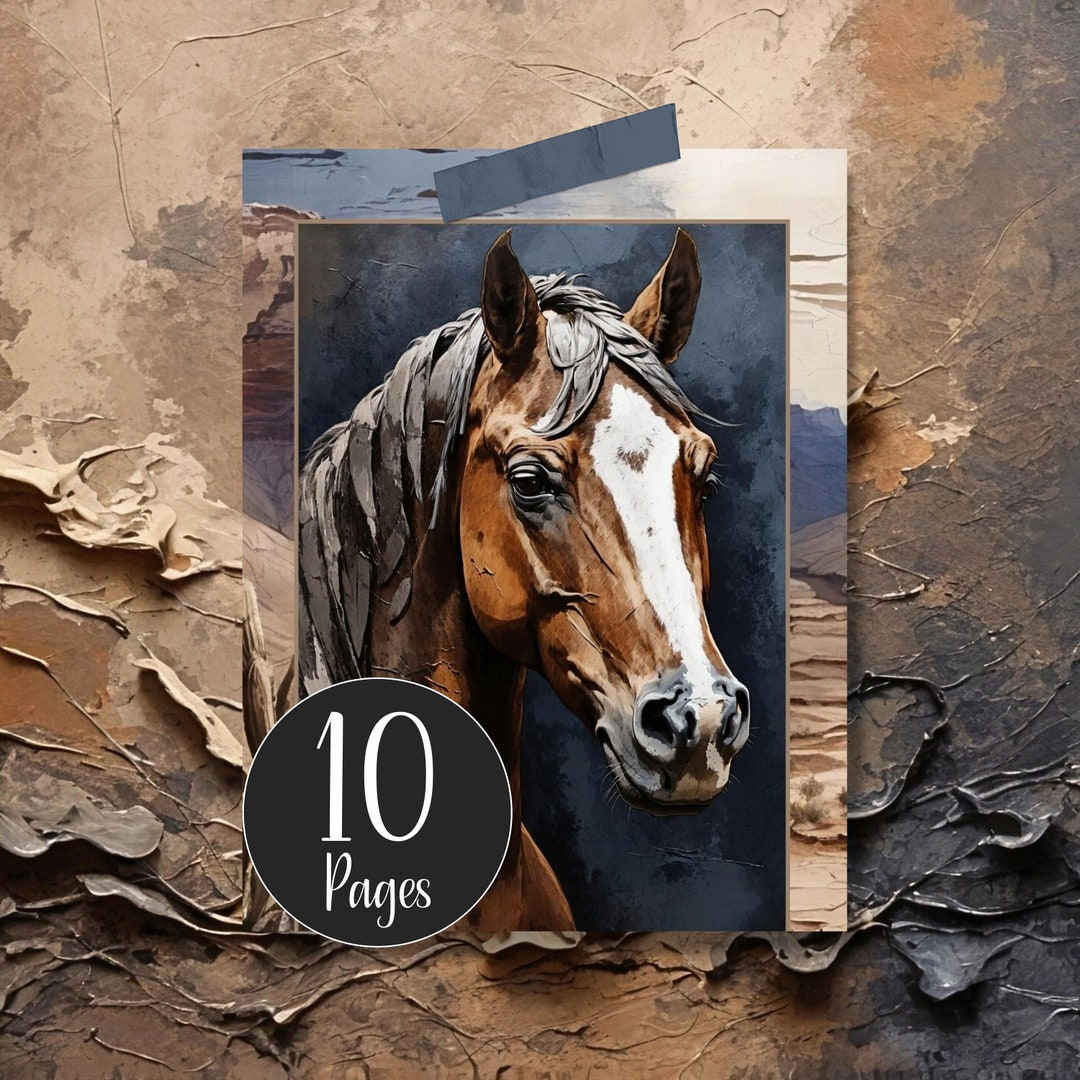 Printable Western Cowboy Journal Kit Signature No. 3 a Wild West Junk ...