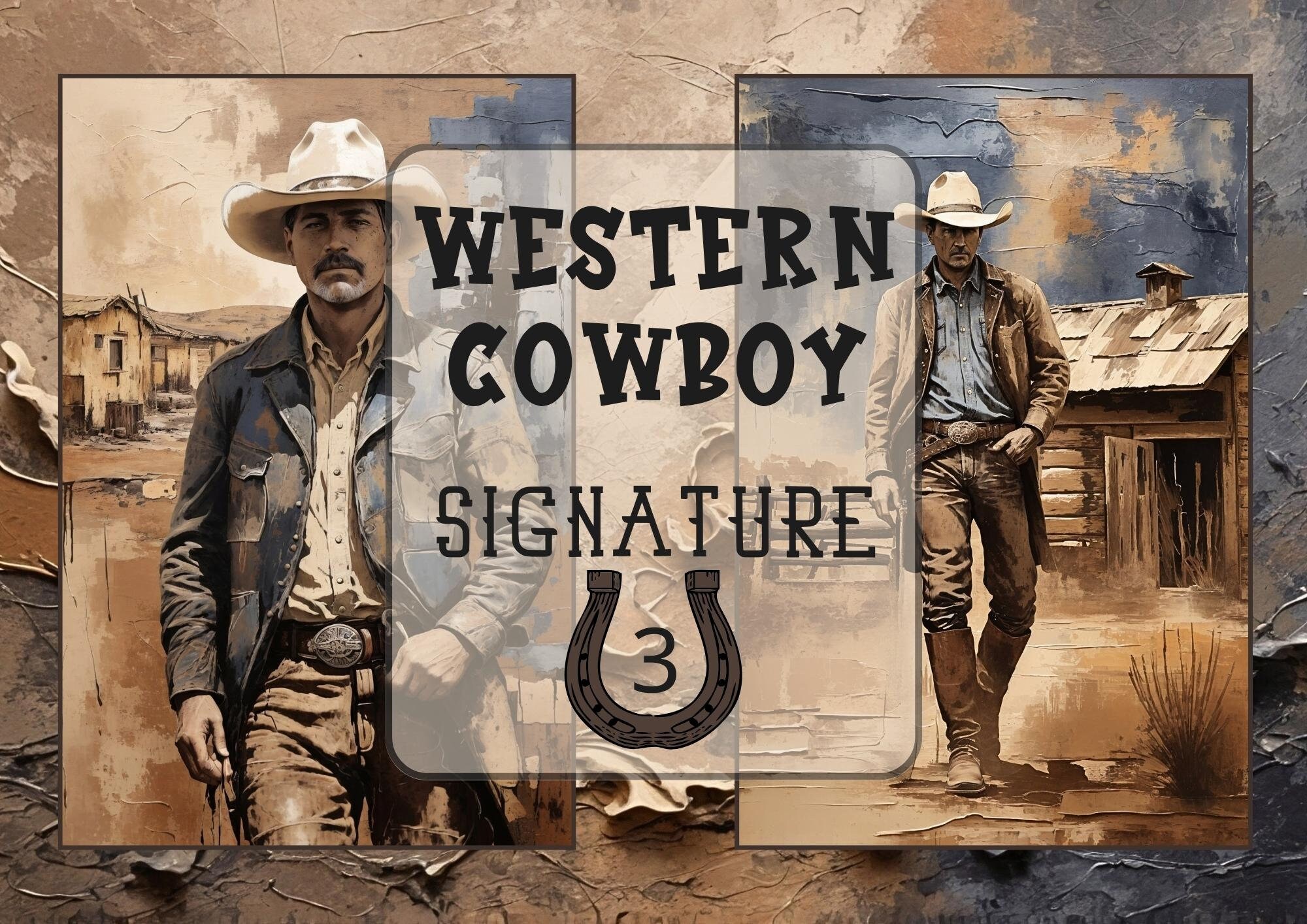 Western Cowboy Journal Kit Signature No. 3 a Wild West Themed Junk ...