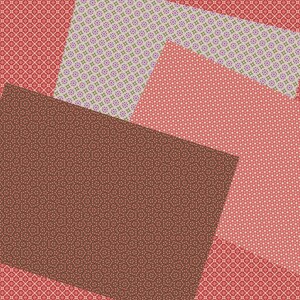 Printable Digital Paper Shabby Rose, Floral and Complementary ...