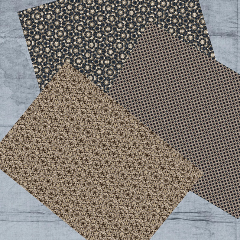 Japan in Sepia Background Pages- Japanese Digital Papers for Junk ...