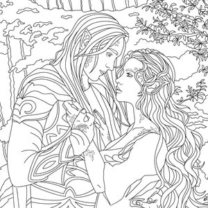 free romantic coloring pages