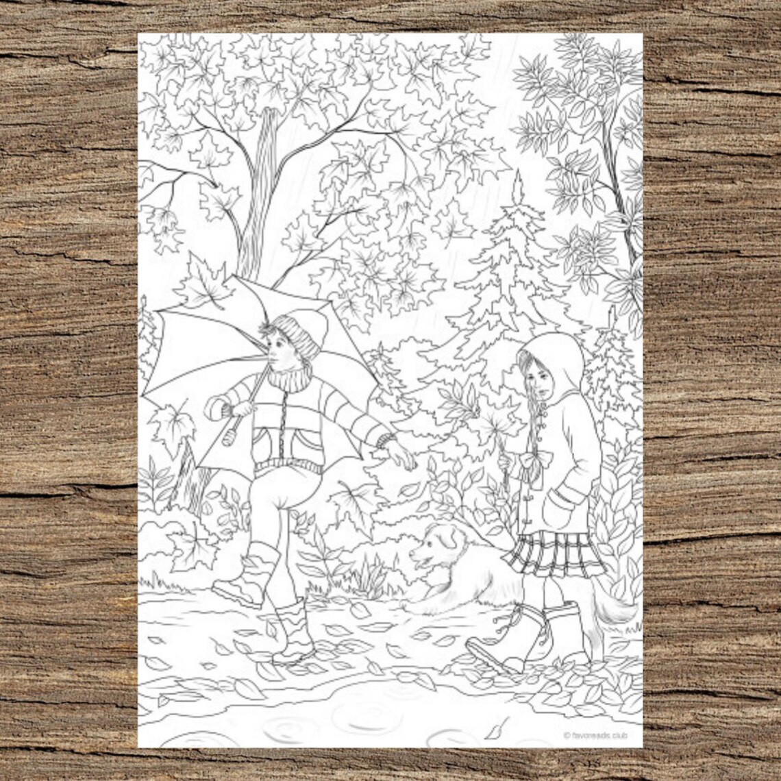 Friends Printable Adult Coloring Page From Favoreads | Etsy
