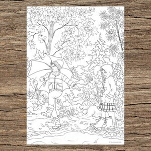 Friends Printable Adult Coloring Page From Favoreads coloring Book ...