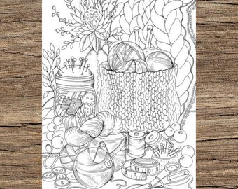 Book Printable Adult Coloring Page From Favoreads coloring | Etsy