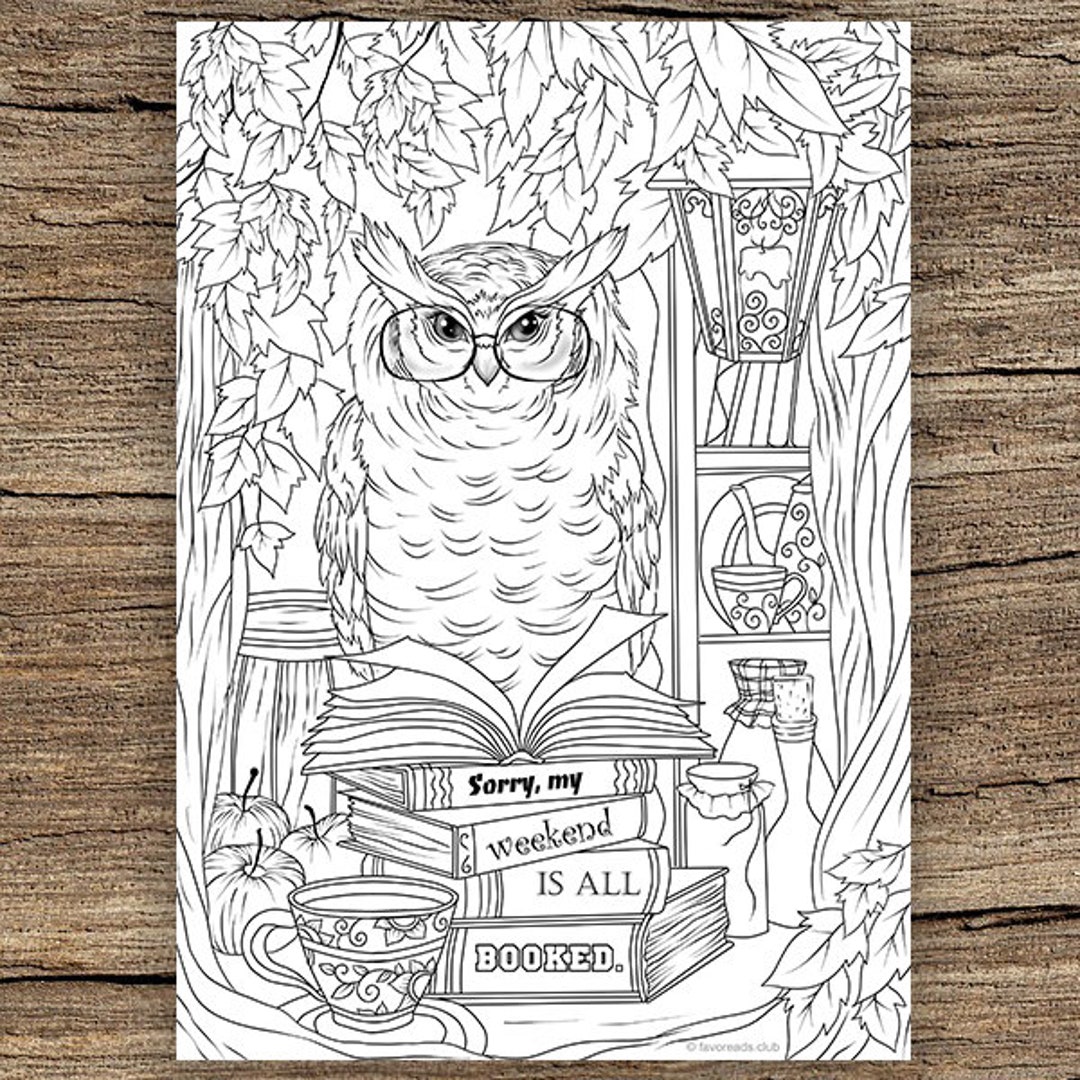 Weekend - Printable Adult Coloring Page From Favoreads (coloring Book ...