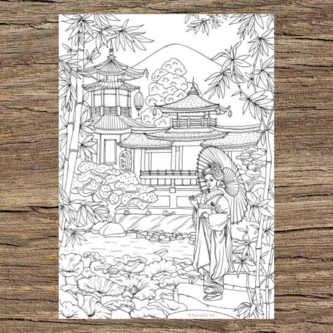 Orient - Printable Adult Coloring Page From Favoreads (coloring Book ...