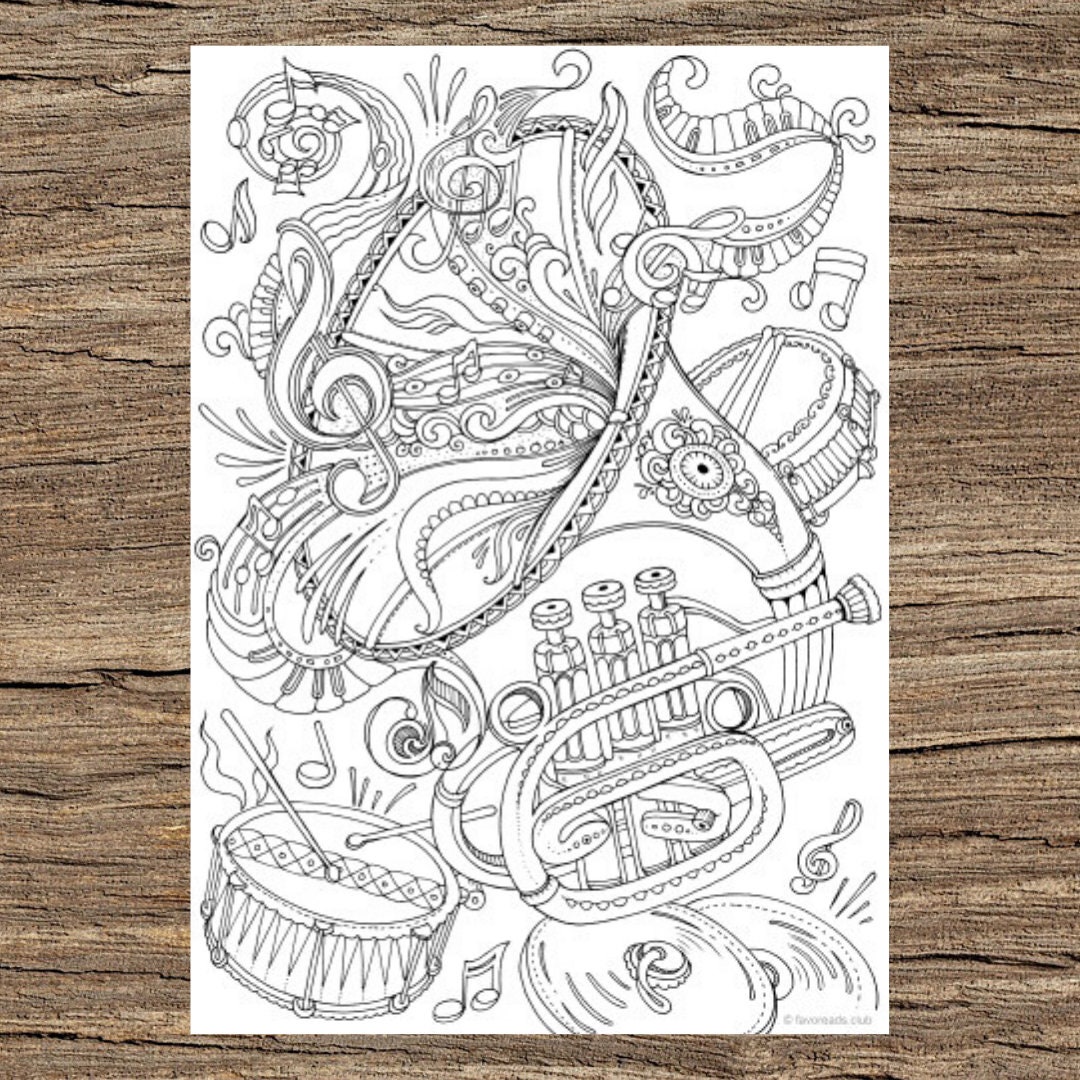 Drum Major Coloring Pages