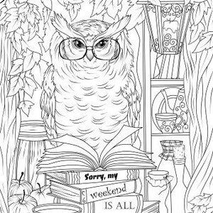 Weekend - Printable Adult Coloring Page From Favoreads (coloring Book ...