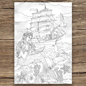 Waiting for a Prince - Printable Adult Coloring Page From Favoreads ...