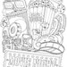 Movie Night - Printable Adult Coloring Page From Favoreads (coloring ...