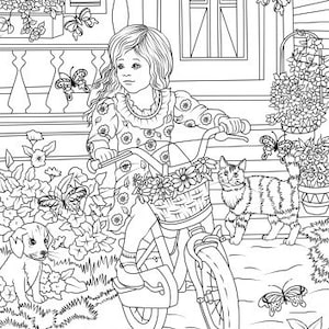 Farm Life Bundle - 10 Printable Adult Coloring Pages From Favoreads ...