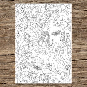 Embroidering - Printable Adult Coloring Page From Favoreads (coloring ...