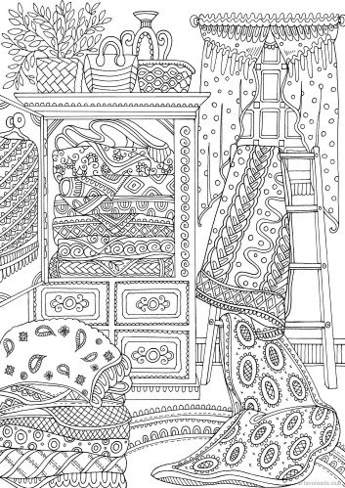 Farm Life Bundle - 10 Printable Adult Coloring Pages From Favoreads ...