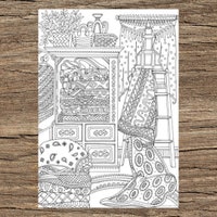 Farm Buddies Printable Adult Coloring Page From Favoreads coloring Book ...