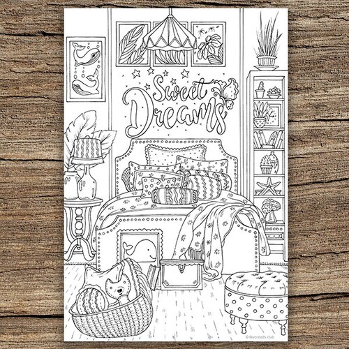 Gifts Printable Adult Coloring Page From Favoreads Coloring | Etsy