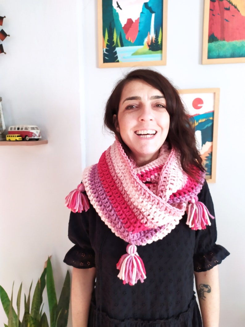 Enids Snood Wednesday Addams Inspired Snood Enids Inspired Etsy
