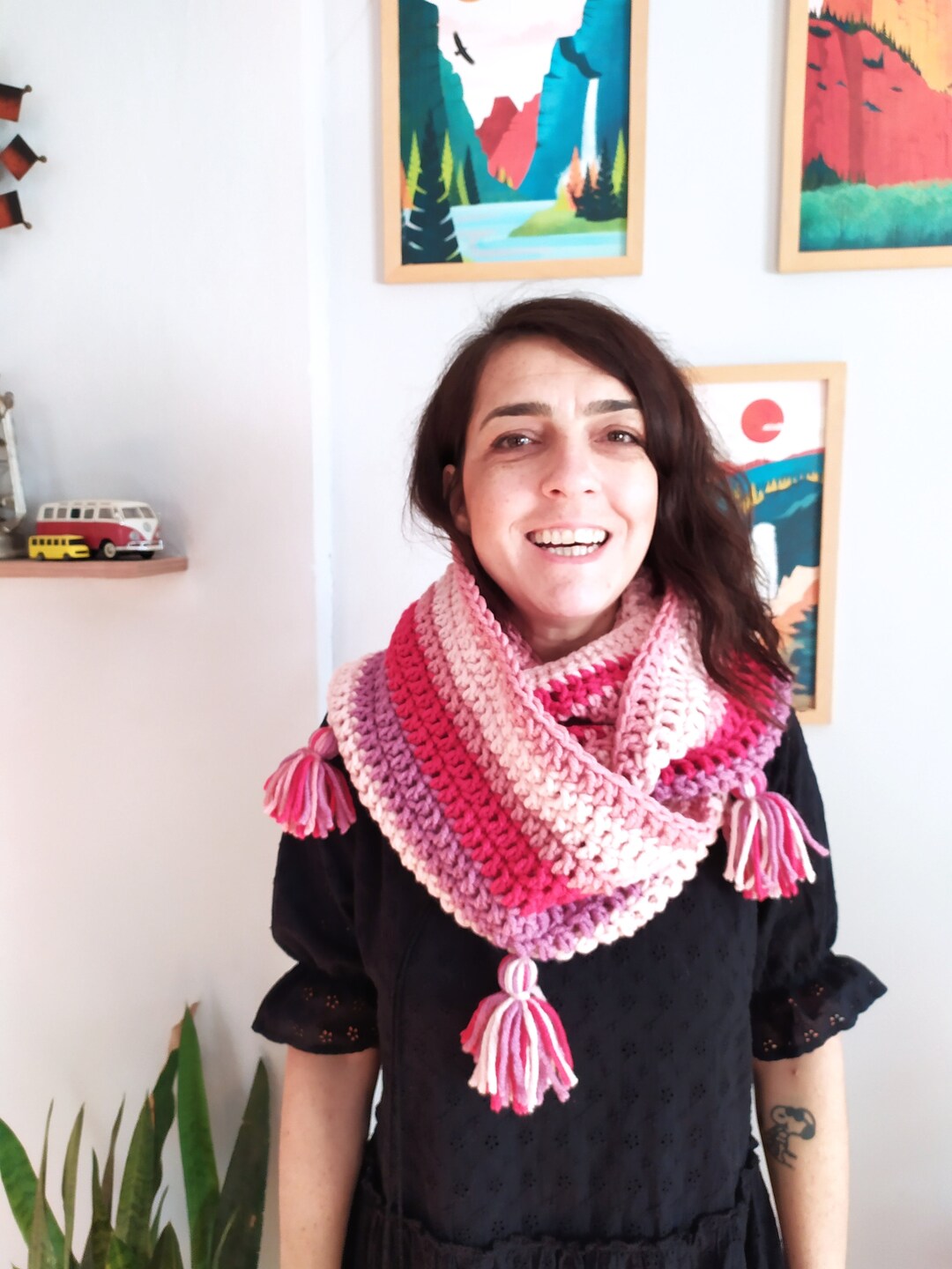 Enids Snood, Wednesday Addams Inspired Snood, Enids Inspired Snood ...