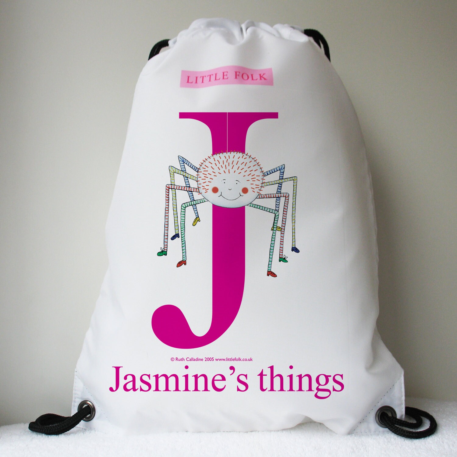 Personalised Spider Swimming Bag - PE Bag for School - Nursery Bag ...