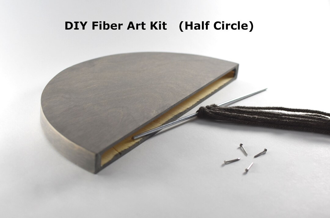 DIY Fiber Art Kit Macrame Kitfiber Wall Hanging Boho Craft - Etsy