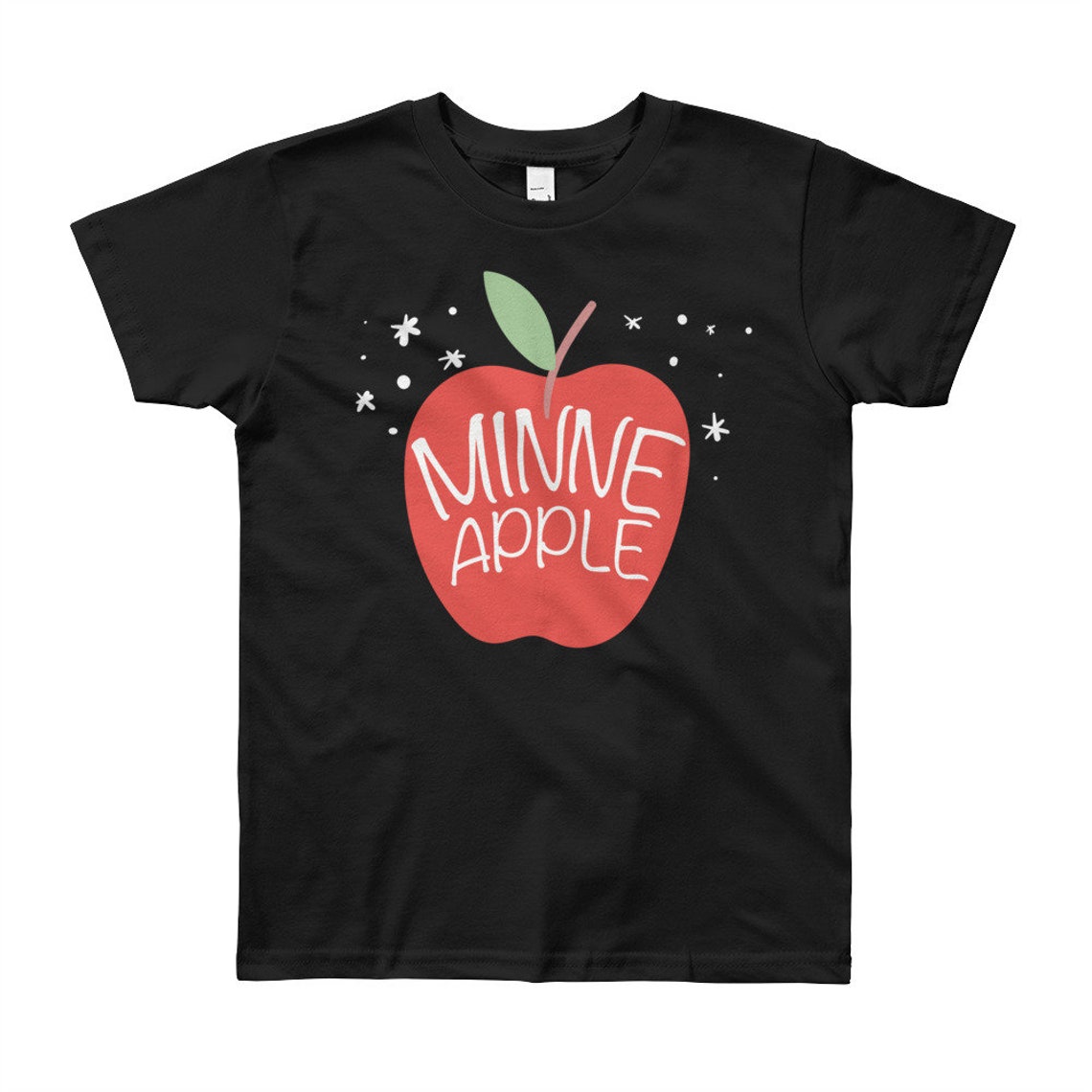 MinneApple Minnesota Youth Short Sleeve T-Shirt fr Chemise | Etsy
