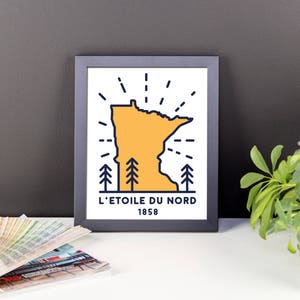 L'etoile Du Nord Framed Photo Paper Poster - Etsy