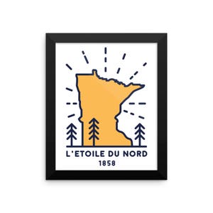 L'etoile Du Nord Framed Photo Paper Poster - Etsy